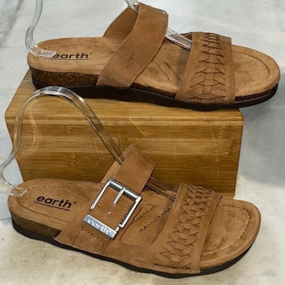 Earth | Shoes | Earth Dc Sandoz Sandals Brown Leather K11 | Poshmark